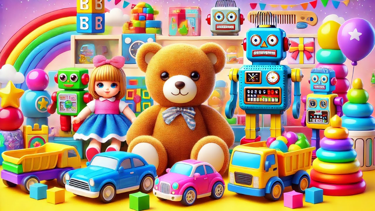 Can You Name These Toys? Test Your Toy Vocab Knowledge! - YouTube