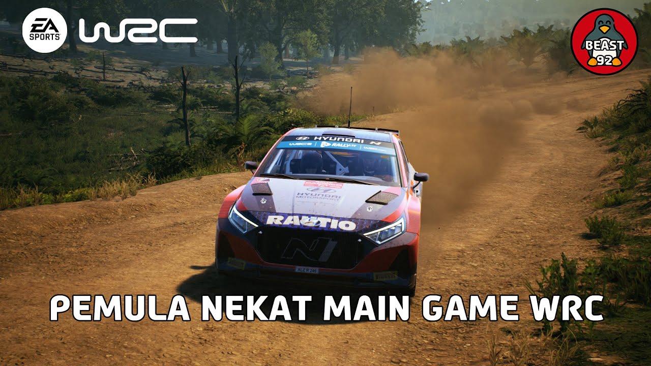 SEORANG PEMULA NEKAT MAIN GAME EA SPORT WRC INDONESIA - YouTube