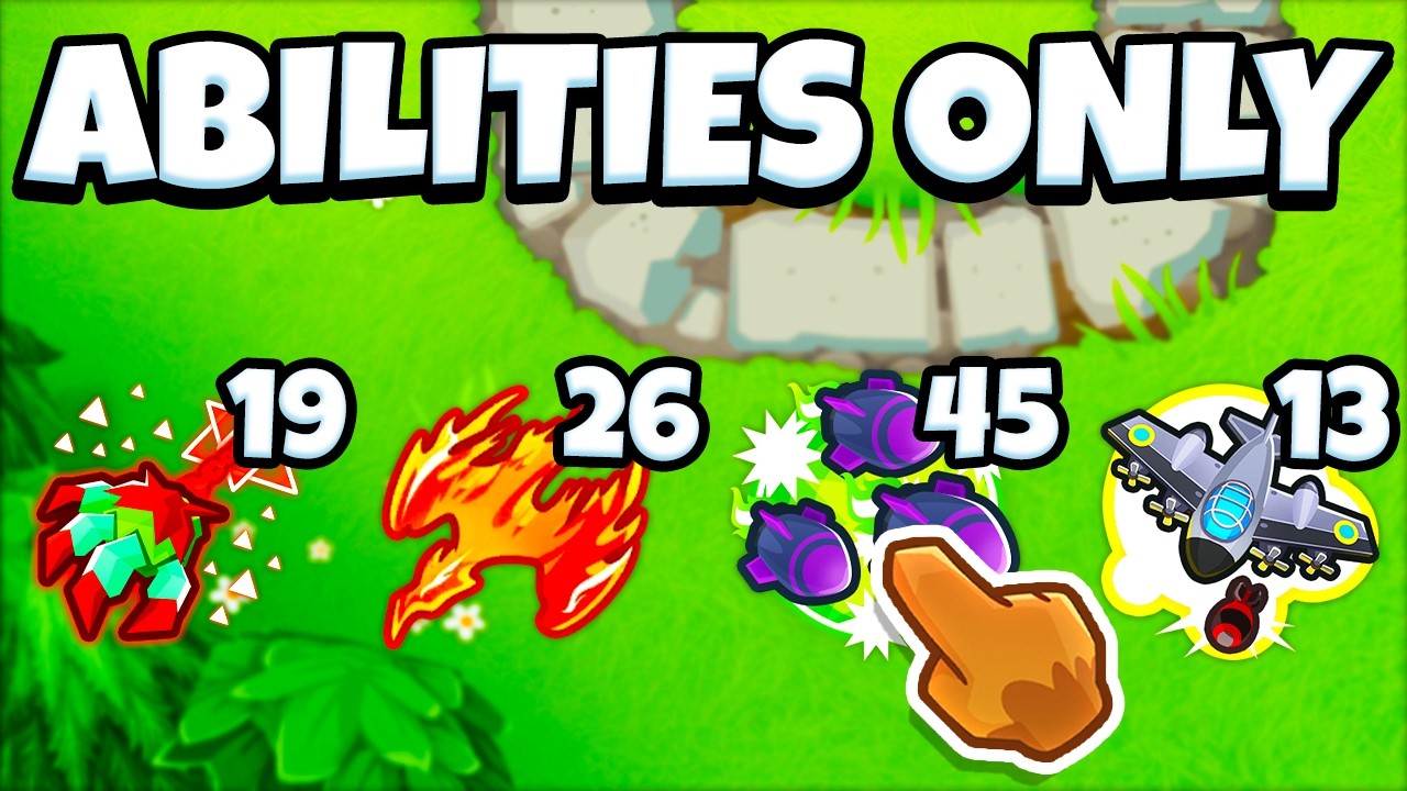 ABILITY ONLY Upgrade Monkey Challenge! - YouTube
