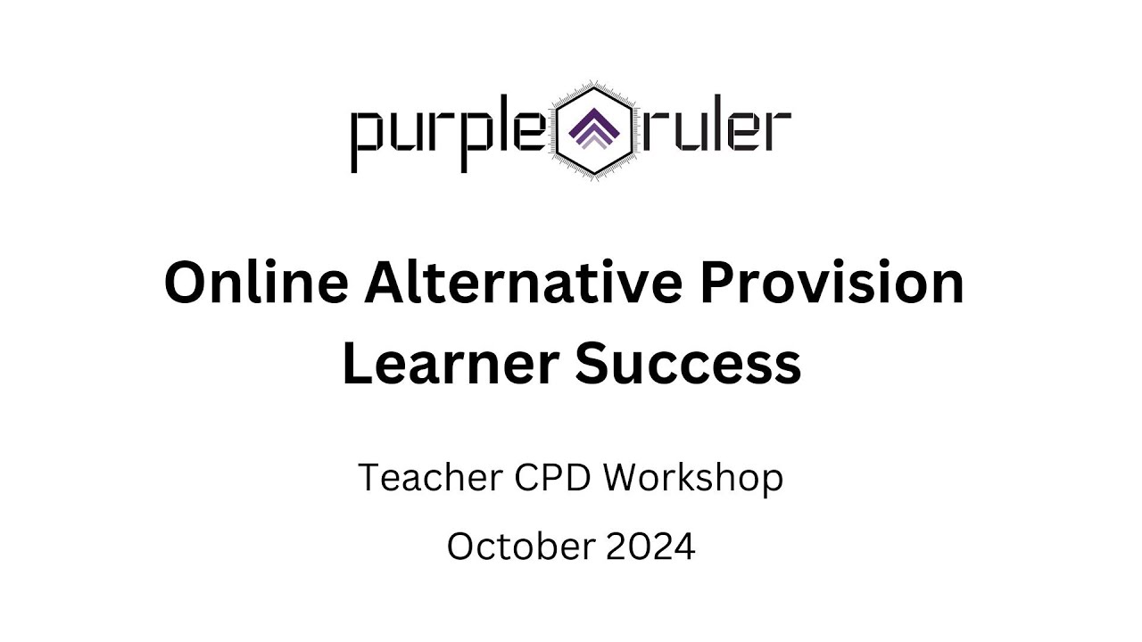 Online Alternative Provision Learner Success - Purple Ruler CPD ...