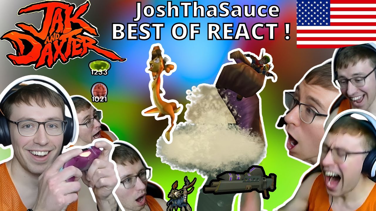 EPIC ! BEST OF JAK AND DAXTER REACT AND RAGE JoshThaSauce #2 # ...