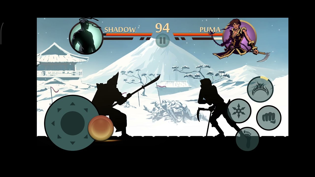 Shadow vs Puma (Widow V bodyguard) | SHADOW FIGHT 2 (The Greatest ...