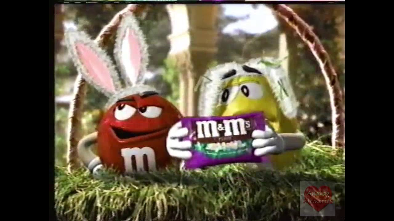 M&Ms Candy | Television Commercial | 1997 | Easter - YouTube