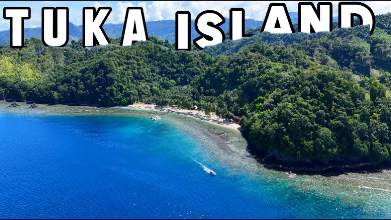 Cinematic shots of Tuka Marine Park Island and Beach Resort - YouTube