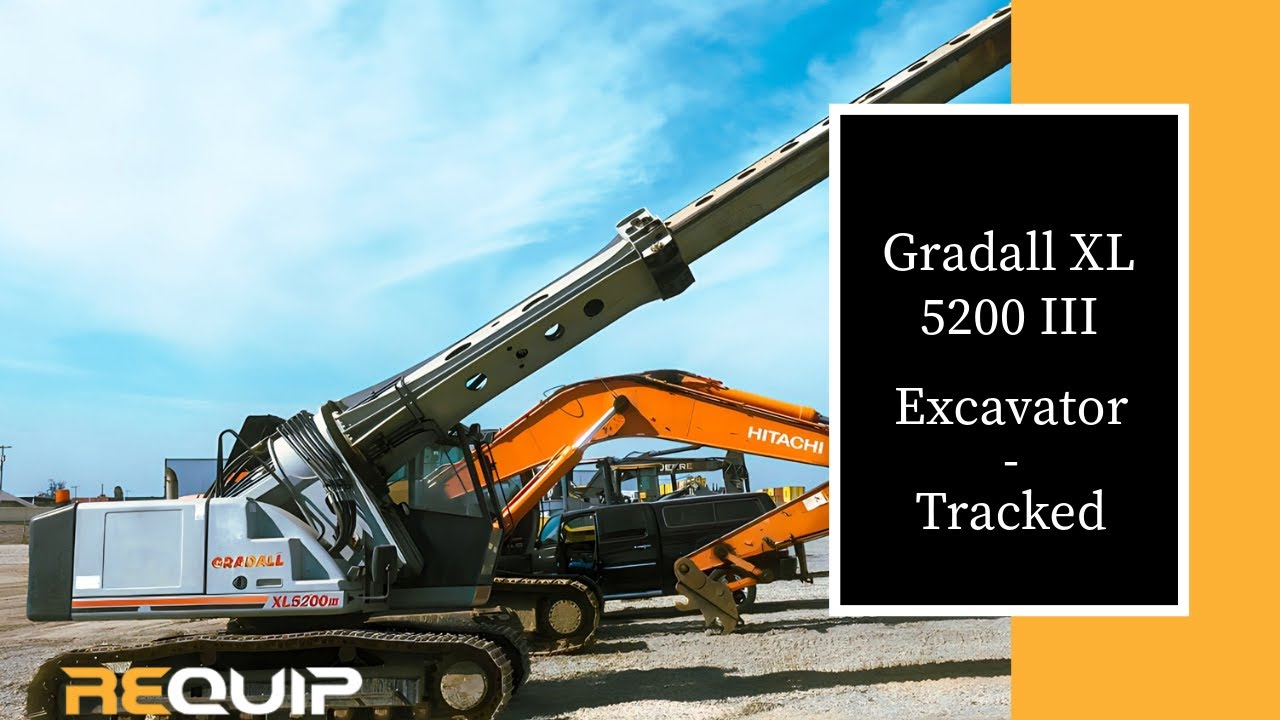 Watch the Gradall XL 5200III Excavator in Action! Powerful Performance ...