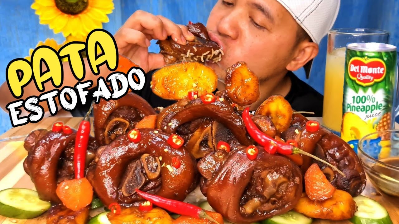 DELICIOUS PATA ESTOFADO | PINOY MUKBANG @inyaki TV - YouTube