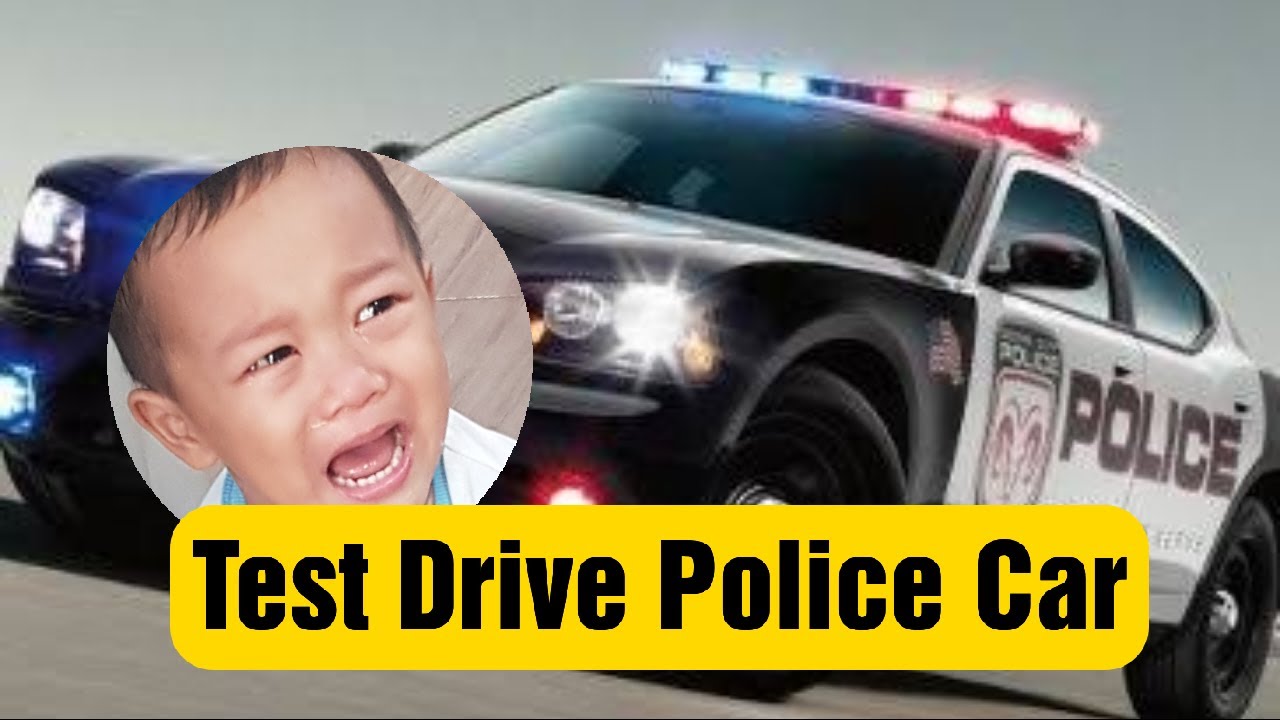 Test Drive Police Car at the mall - YouTube