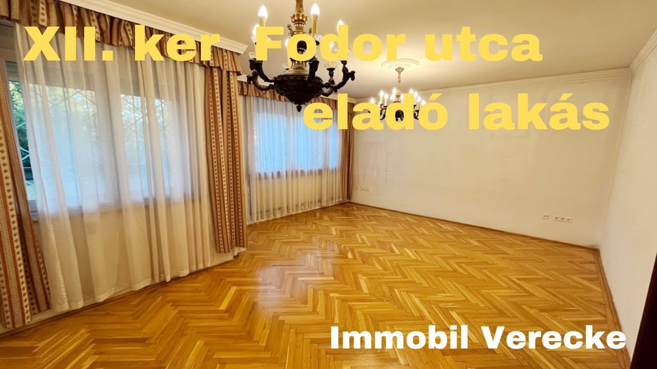 Magával ragadó eladó lakás garázzsal I Budapest XII. kerület Fodor utca ...