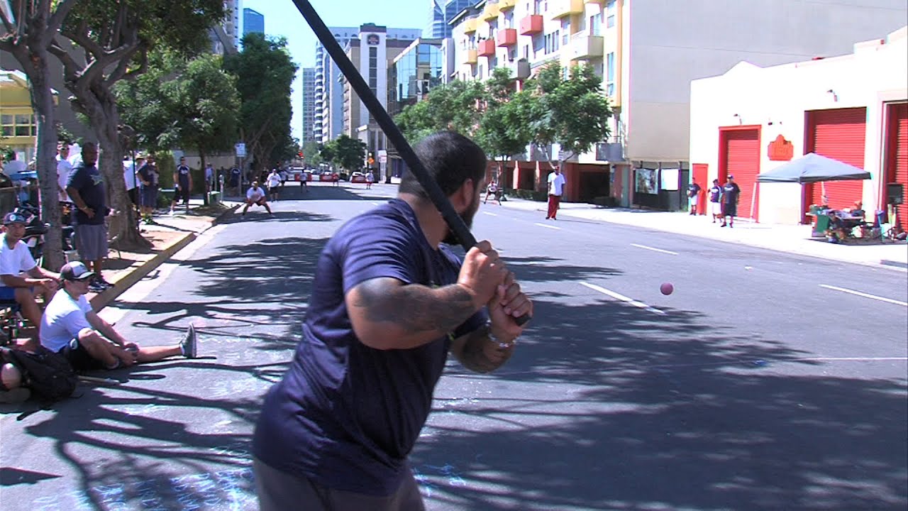 Stickball Tournament in Little Italy - YouTube