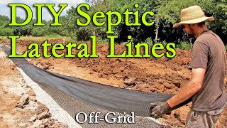 Installing Septic Lateral Lines on our Off Grid Home | Doovi