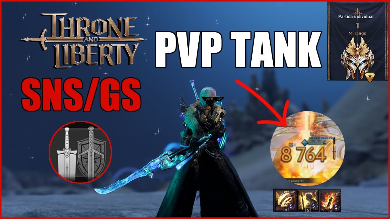 Throne And Liberty |🛡️ PVP TANK (SNS/GS) 🛡️| Arena and Solo gameplay NA ...