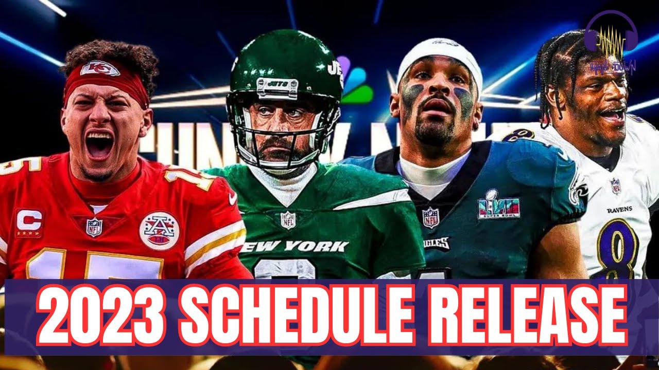 NFL SCHEDULE RELEASE 2023 - YouTube