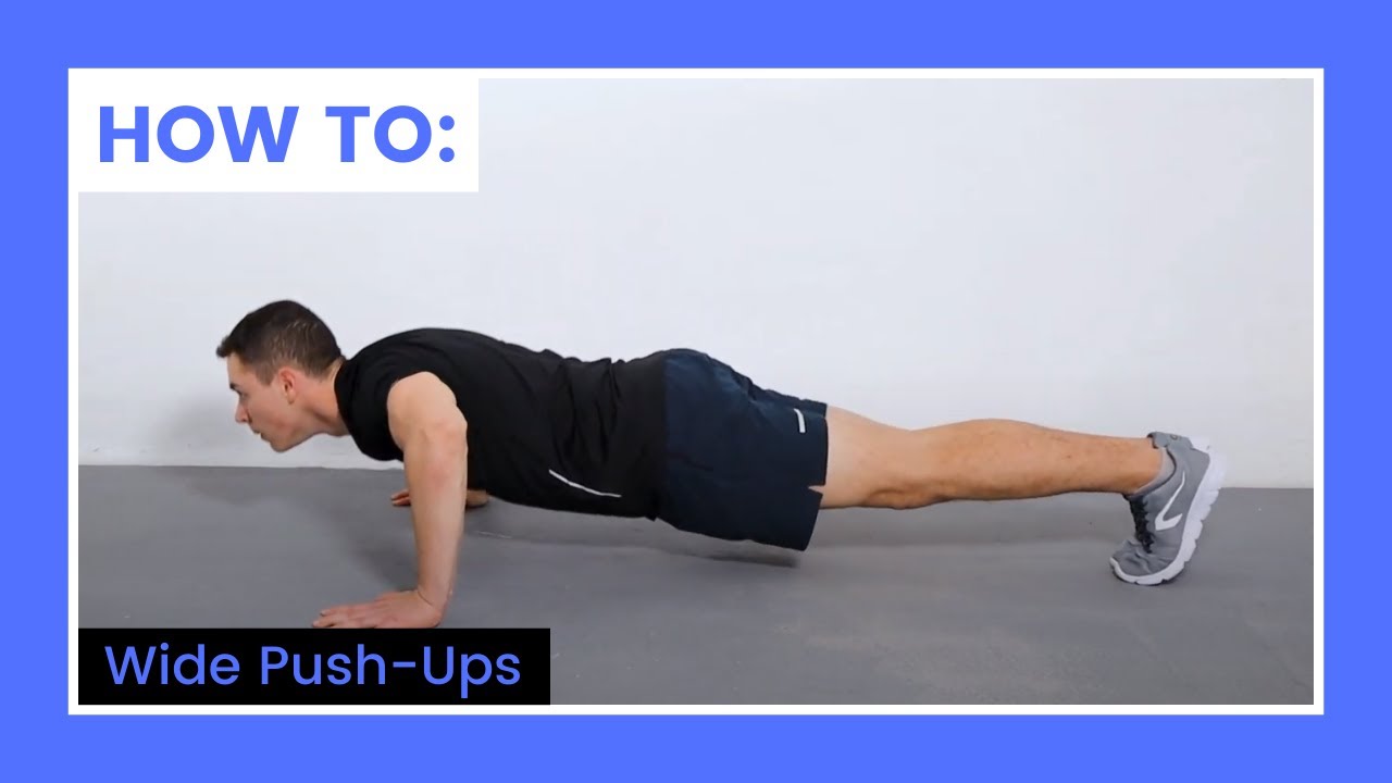 How To | Wide Hand Push-Up Exercise | Zesty Health and Fitness - YouTube