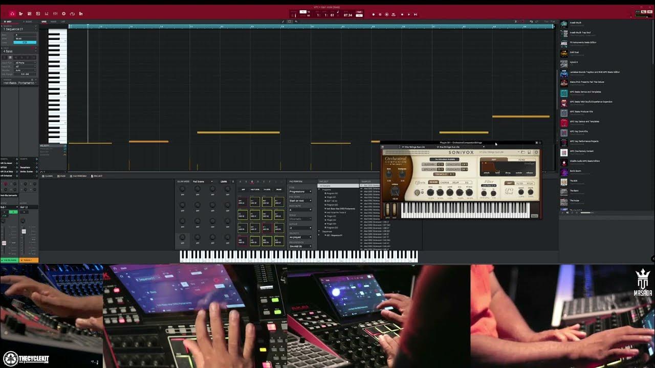 Sonivox orchestral vst / Mpc X beat - YouTube