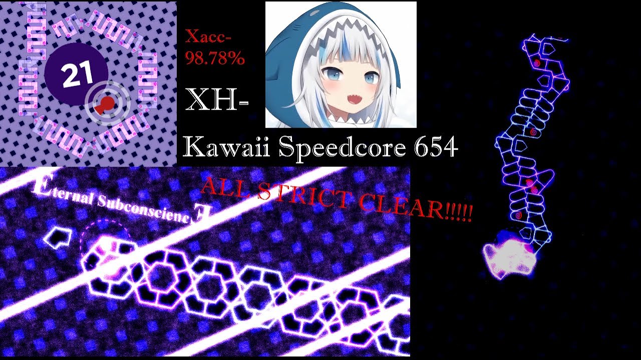 [adofai U clear!!!]A really hard level !! Kawaii Speedcore 654 Strict ...
