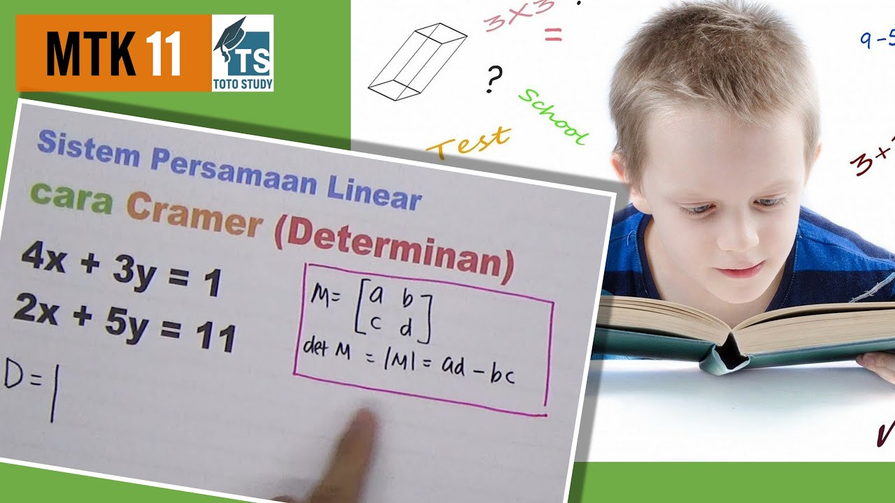 Metode Cramer untuk Sistem Persamaan Linear - YouTube
