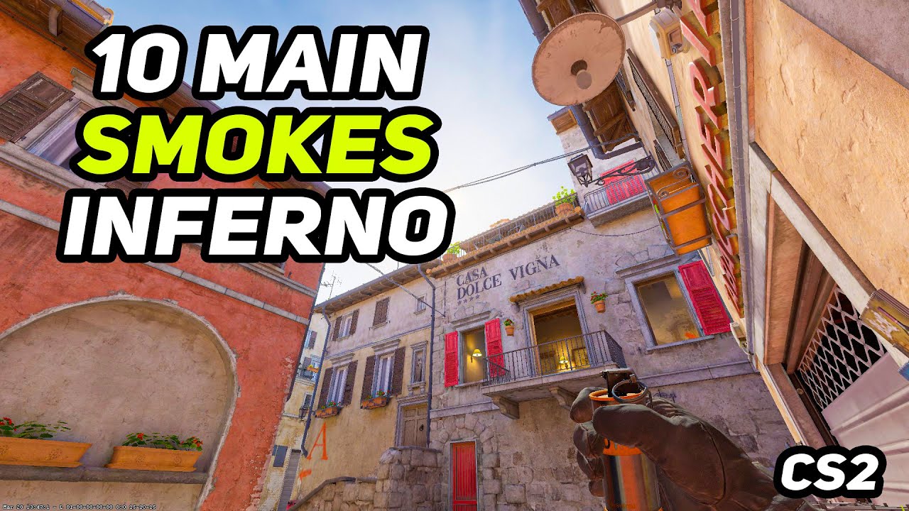CS2 Inferno - Smokes That Will Make You Better As A CS2 Player - YouTube