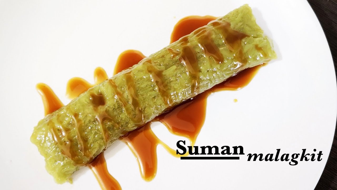 Pandan Flavoured Suman Malagkit | Glutinous Rice Cake with Sauce | K’s ...