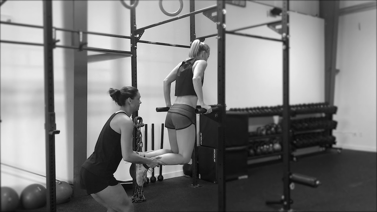 Assisted Dip with Partner - YouTube