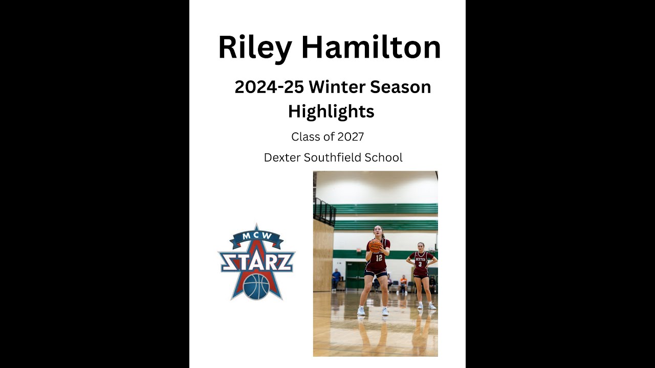 Riley Hamilton 2024-25 Winter Season Highlights - YouTube