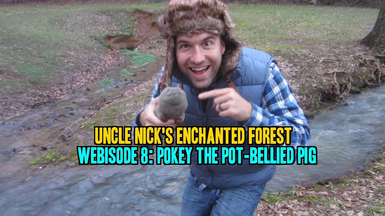 Uncle Nick's Enchanted Forest 8: Pokey the Pot-Bellied Pig - YouTube