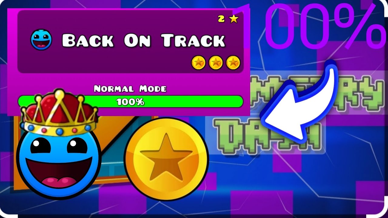 Geometry Dash. Back on Track - YouTube