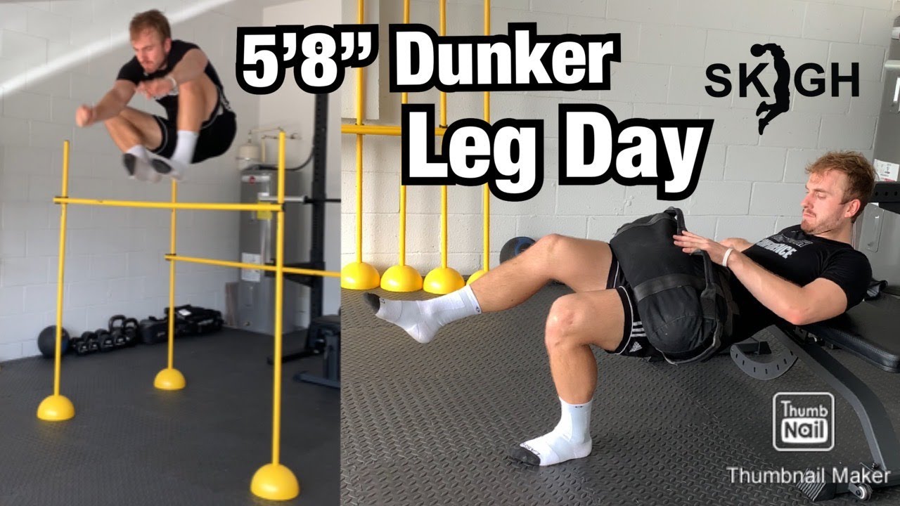5'8" Dunker Leg Day | Plyometrics & Strength Training - YouTube
