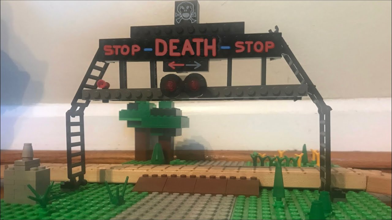 Lego Railroad Crossing Ms 332 Grenada Ms Billups Neon Crossing Signalskull And Crossbones