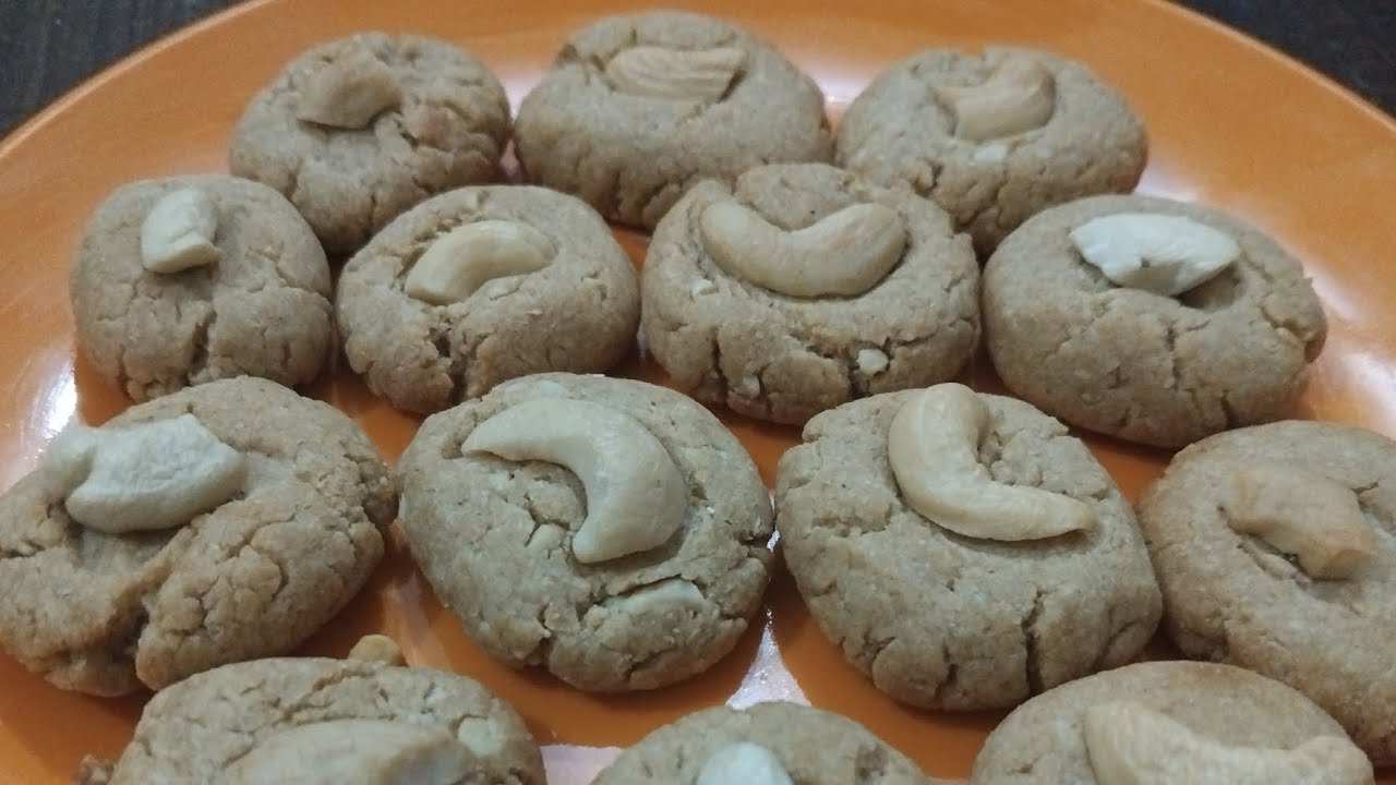 Wheat flour kaju cookies// kaju cookies recipe - YouTube
