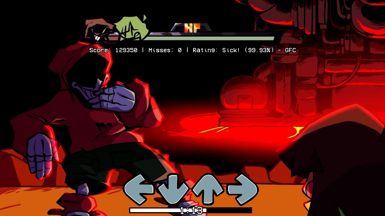 FNF - DustSwap - Faded Flames (by IceyDuNoir) - [FC/4k] - YouTube