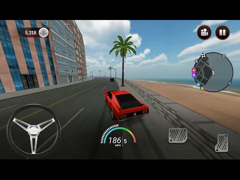 Drive For Speed Simulator - Kırmızı Araba Şehirde