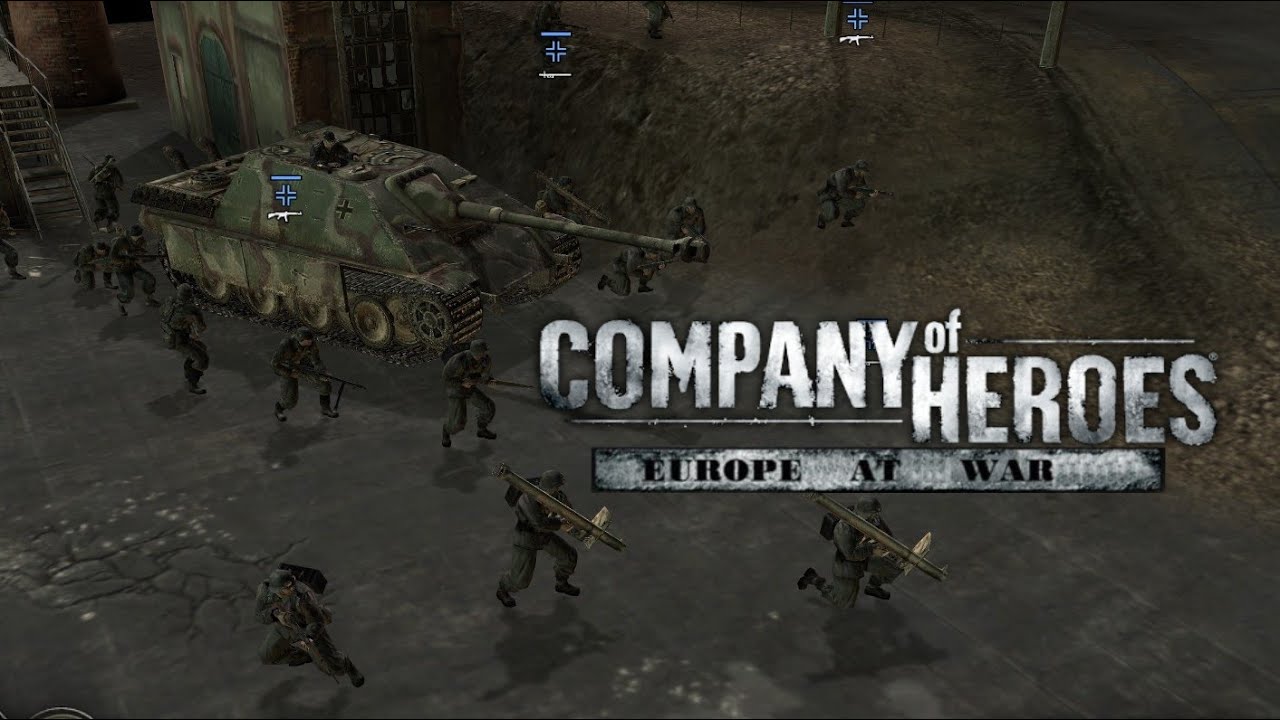 Company of Heroes Panzer Power 1vs2 Expert [Europe At War mod] - YouTube