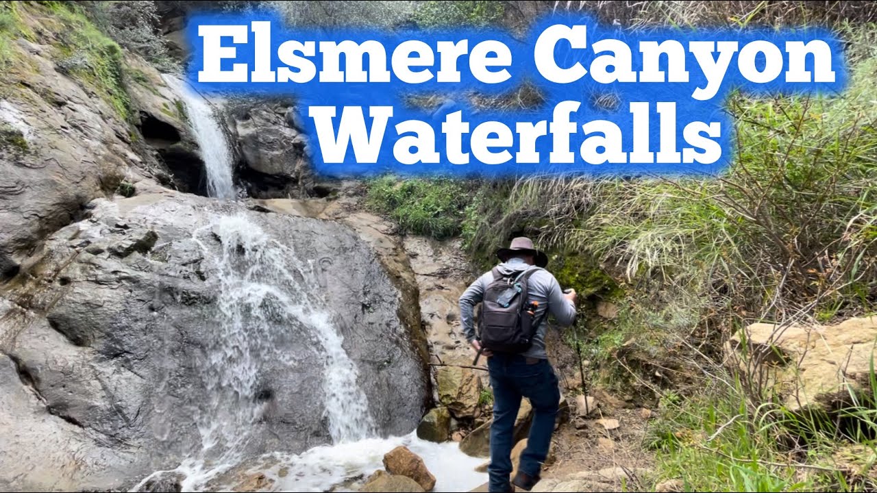 Easy and beautiful hike! The Elsmere Canyon Waterfalls - YouTube