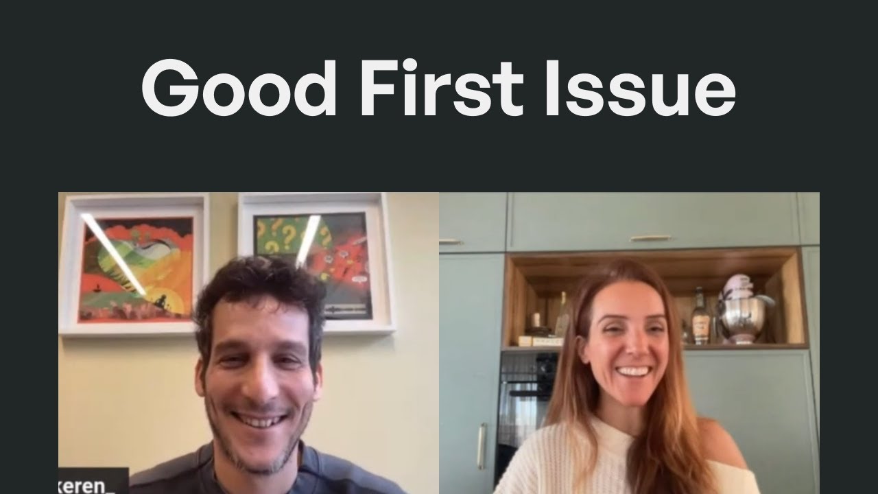 Good First Issue Corner w/ Revital Barletz - YouTube