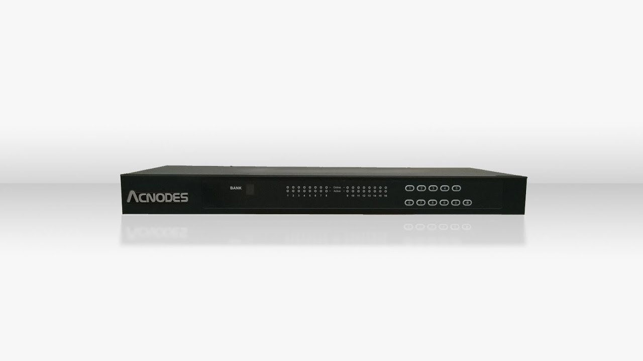 KC1601 - 1U High Rackmount Cat6 KVM Switch with 16 x RJ45 Port - YouTube