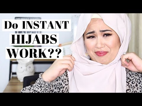 How to Wear INSTANT Hijabs! Do They Work?? | By Harmoni | Sam Vlogs