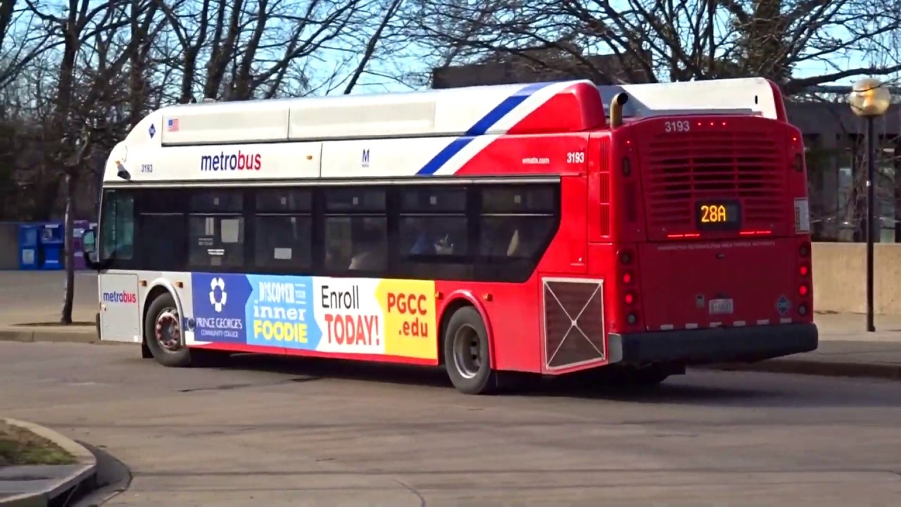 WMATA Metrobus 2018 New Flyer Xcelsior XN40 #3121 & 3193 On Route 28A ...