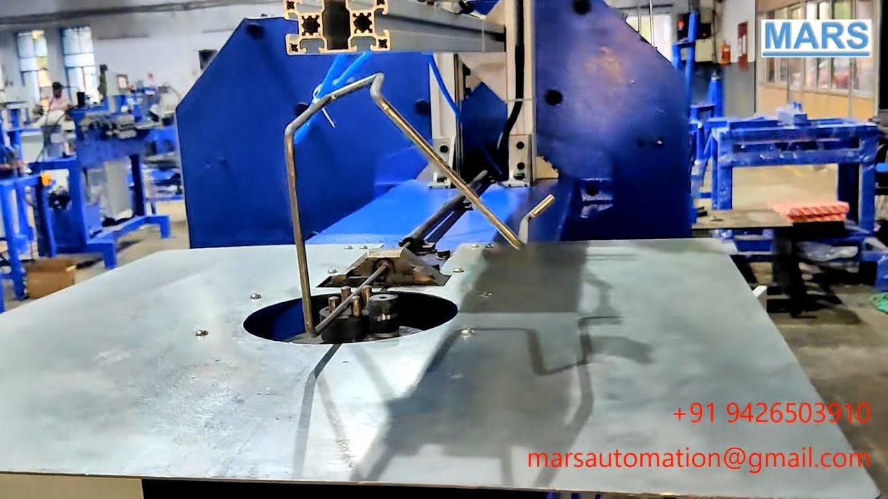 3D CNC Wire Bending Machine - Flower Pot Stand - YouTube