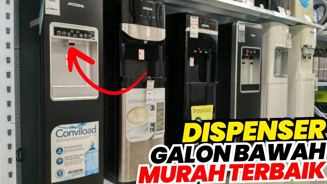 REKOMENDASI DISPENSER GALON BAWAH LOW WATT TERBAIK 2024 - YouTube