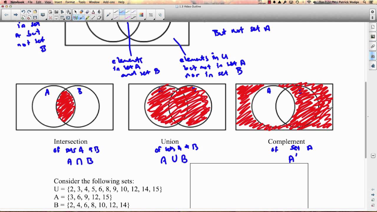 Founds 12 - 1.3 Venn Diagrams Part 1 - YouTube