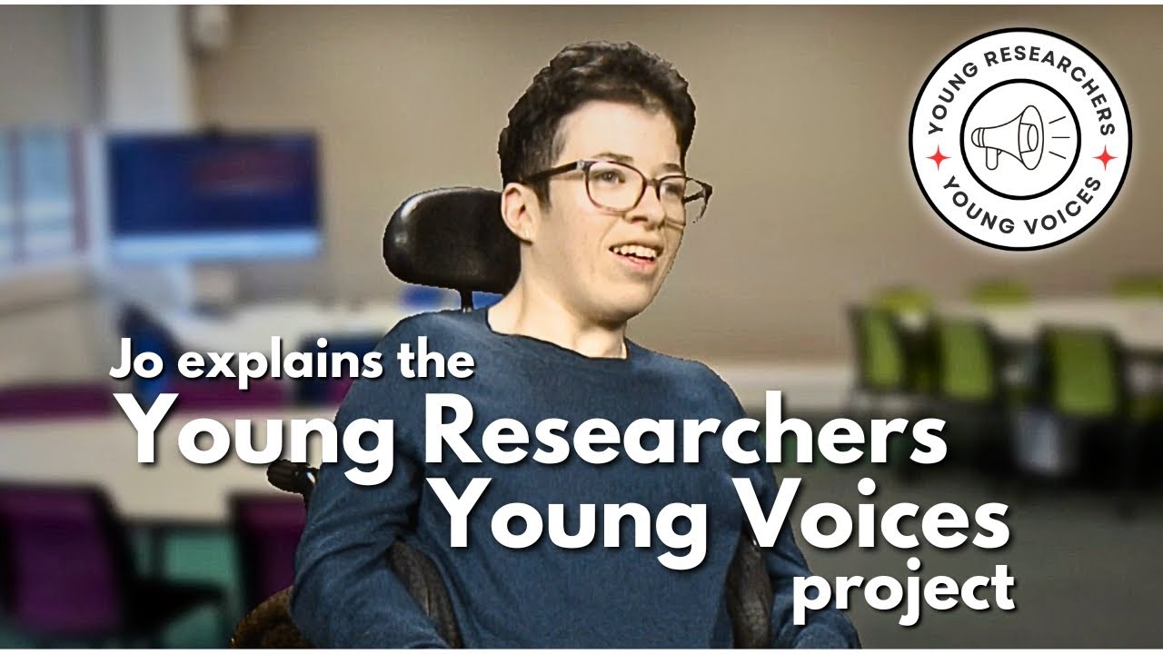 Jo explains the Young Researchers Young Voices co-research SEND project ...