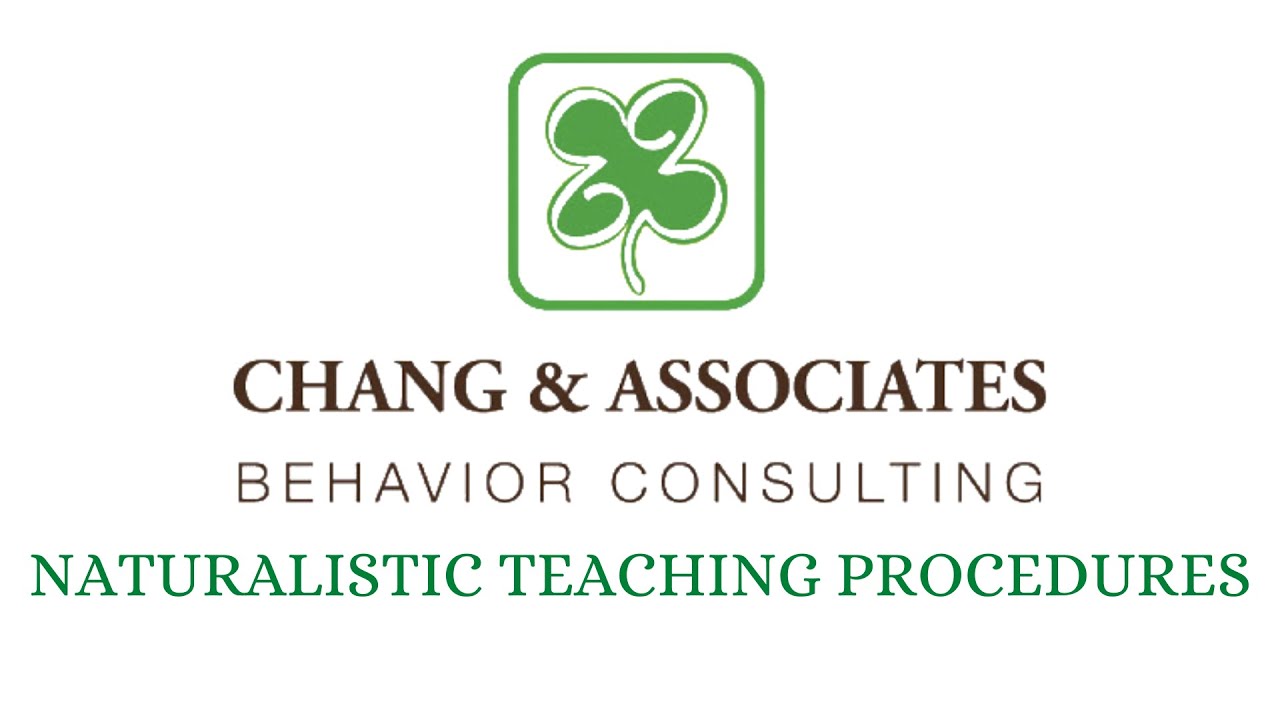 ABA Term: Naturalistic Teaching Procedures - YouTube