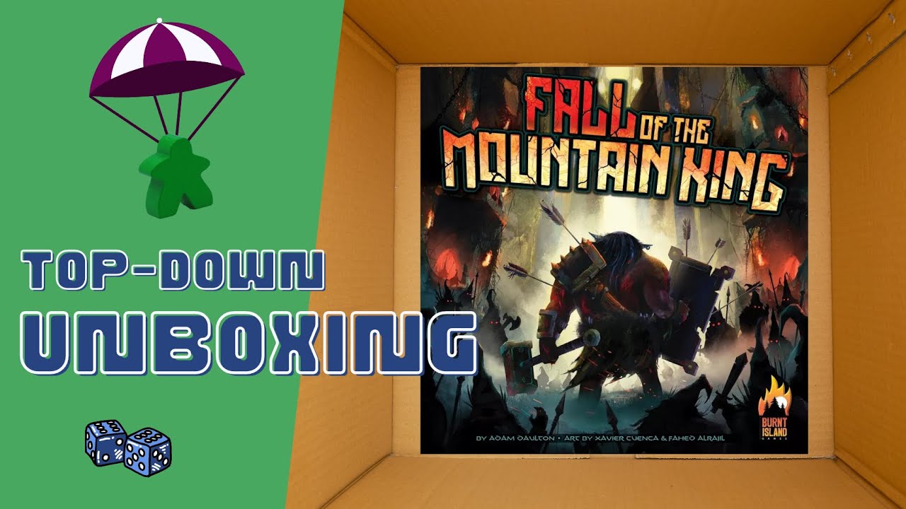 Fall of the Mountain King Board Game Unboxing - YouTube