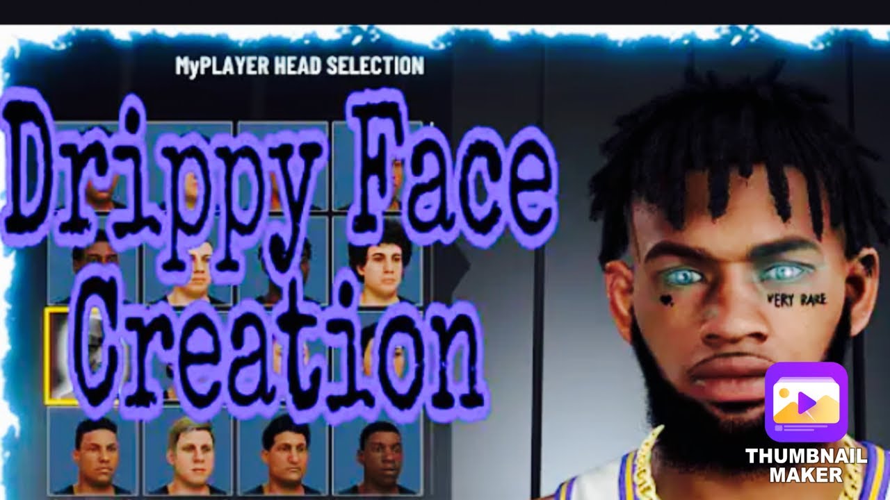 (NBA2K22) Drippy face scan creation 👿 - YouTube