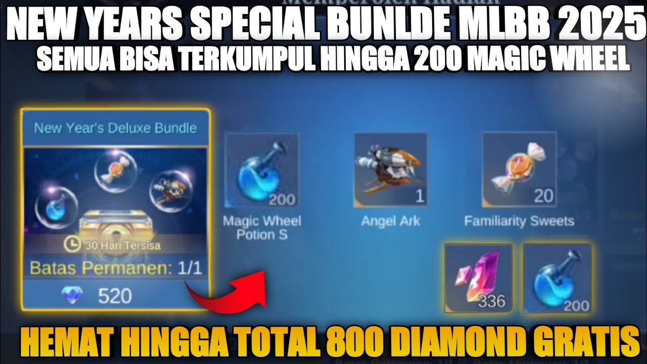 HEMAT 800DIAMOND!! Bisa Terkumpul Hingga 200 Magic Wheel Potion S | New ...
