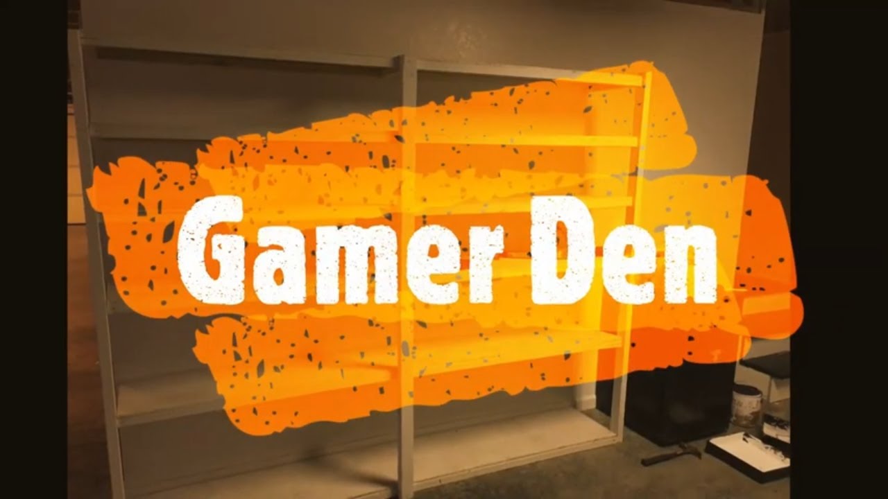 My Gamer Den Build - YouTube