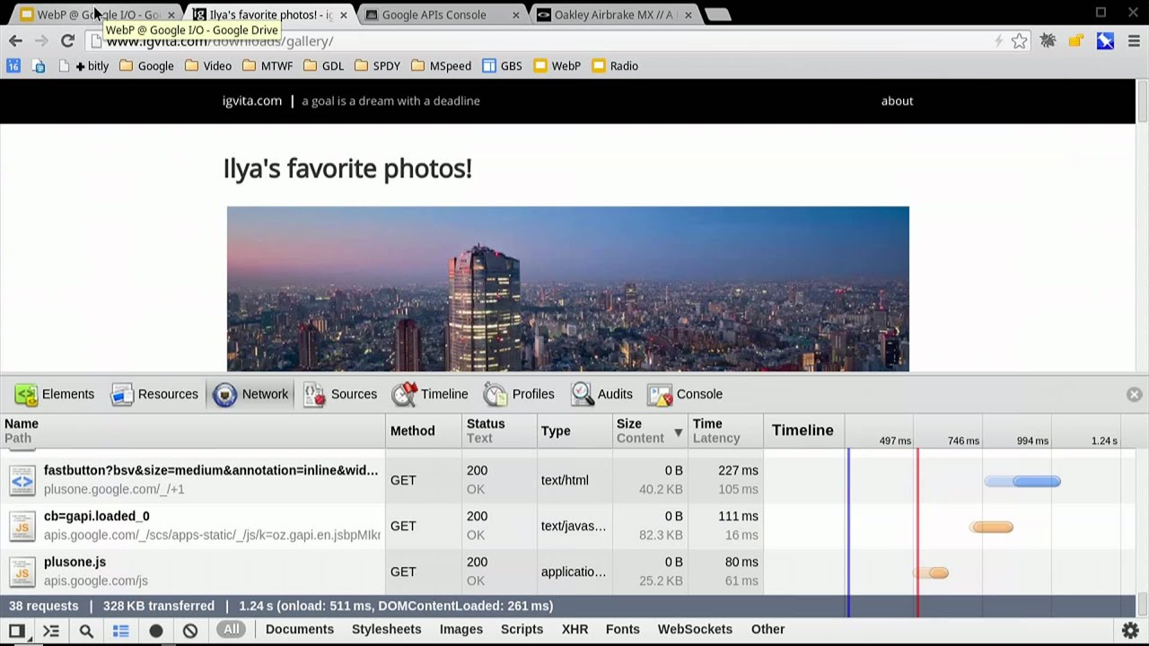 Google I/O 2013 - WebP: Deploying Faster, Smaller, and More Beautiful ...
