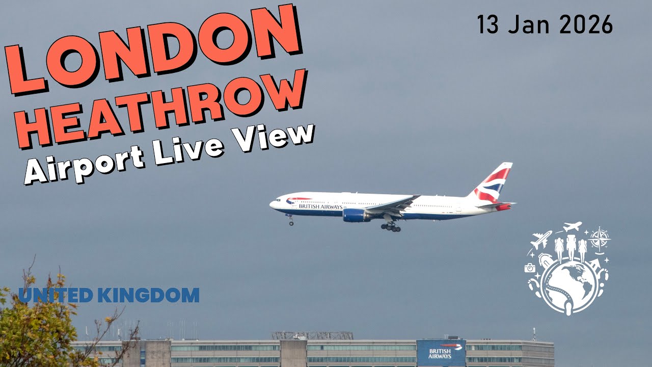 LONDON Heathrow Airport Live Stream – Watch Planes Take Off and Land in ...