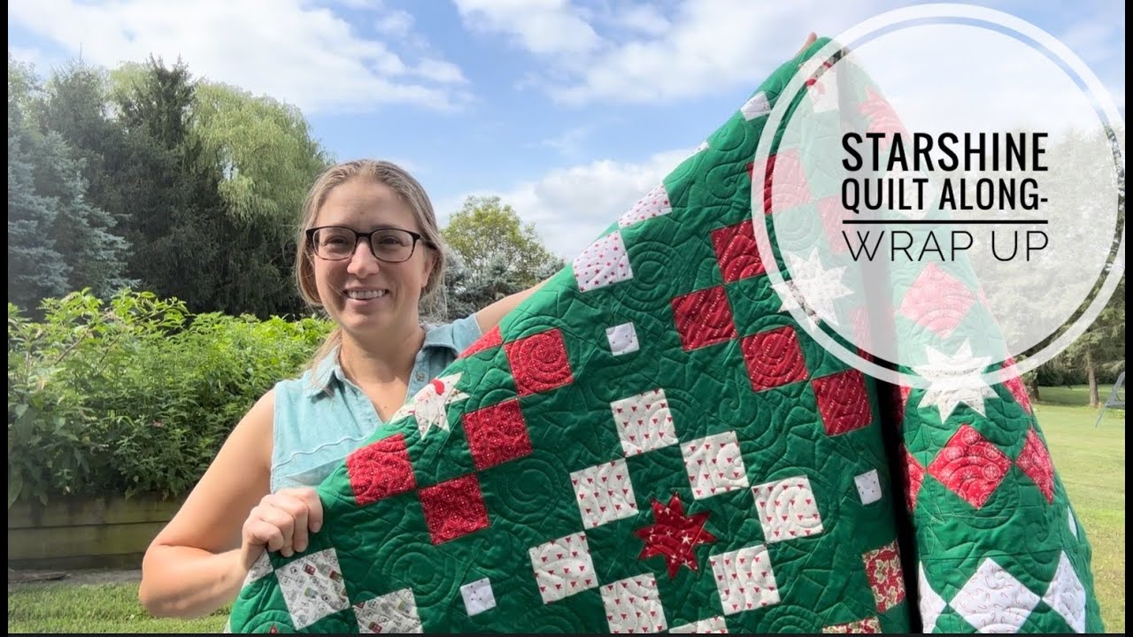 Starshine Quilt Along- Week 7, Finishing up the Starshine Quilt, VLOG ...