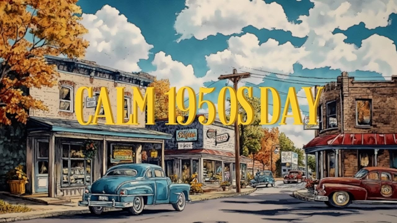 calm 1950s day with oldies playing in another room (relax/study/sleep ...